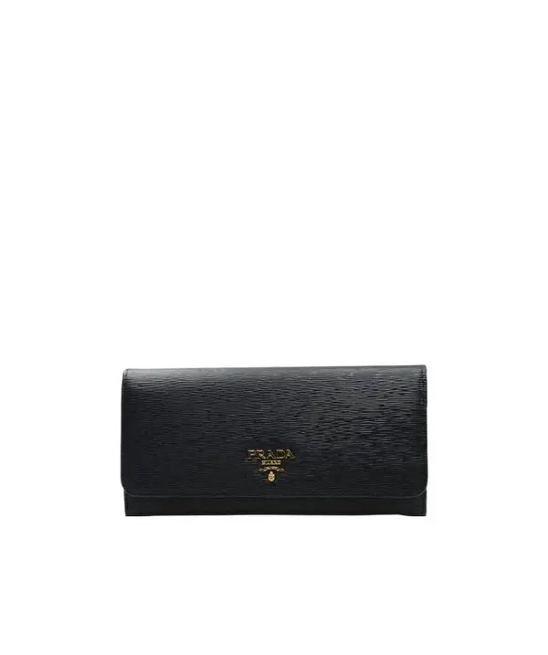 Prada Logo Purse - Black