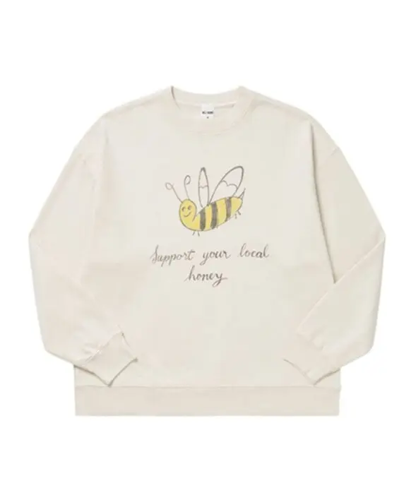 RE/DONE Printed Sweatshirt - White