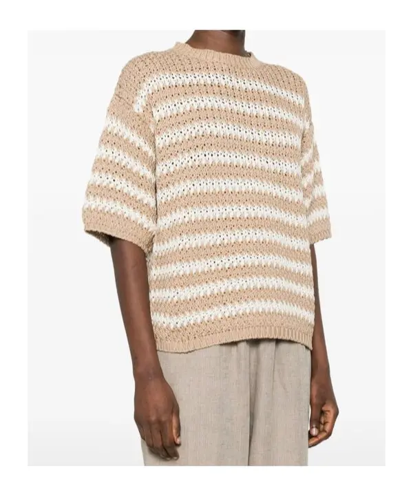 Fabiana Filippi Striped Knit T-shirt