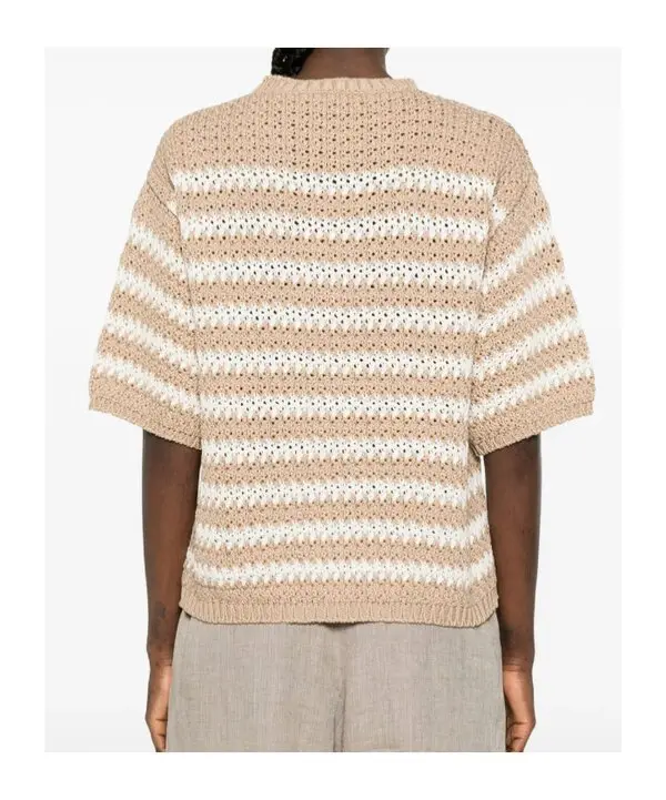Fabiana Filippi Striped Knit T-shirt