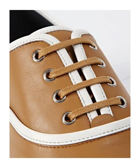 Celine Lace-up Perforated Sneakers