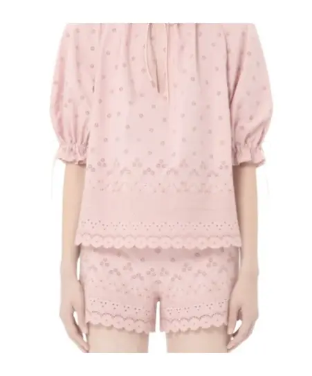 Valentino Garavani Embroidered Shorts - Nude