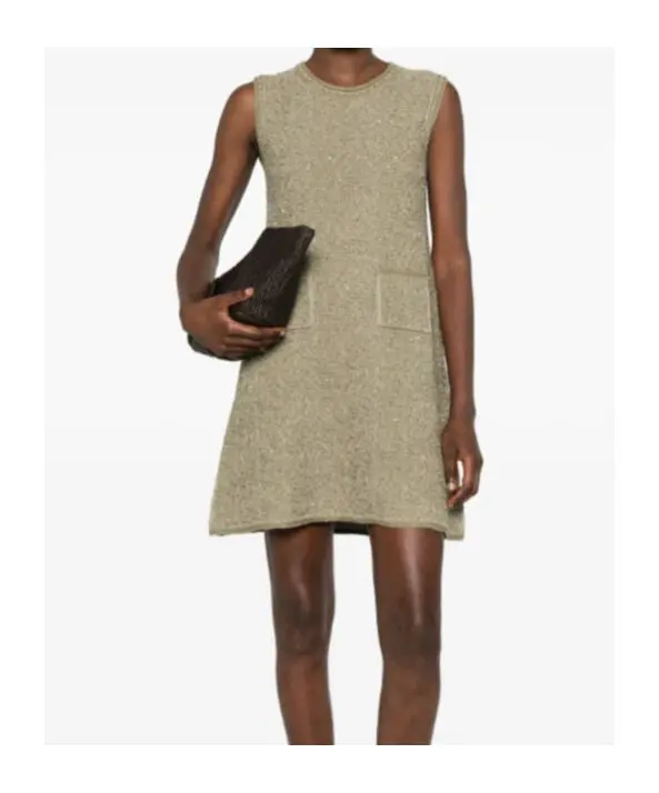 Fabiana Filippi Sleeveless Patch-pocket Mini Dress