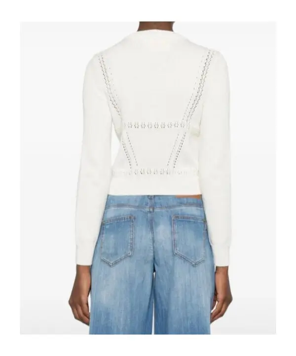 Ermanno Scervino Open-stitch Layered Cardigan