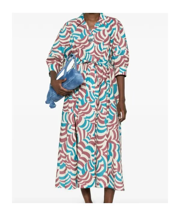 Marni Printed Cotton Shirt Dress