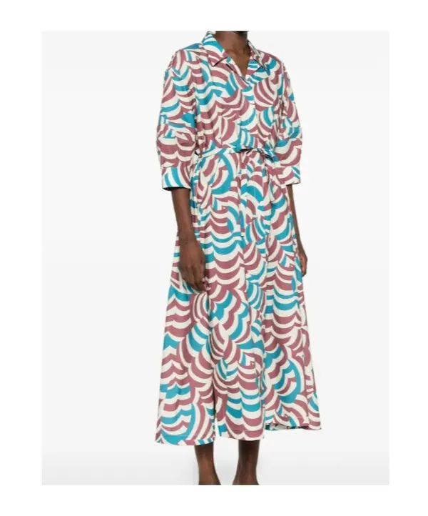 Marni Printed Cotton Shirt Dress