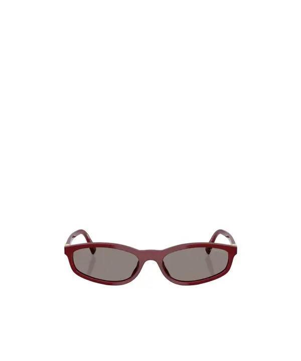 Miu Miu Oval-frame Sunglasses - Gray