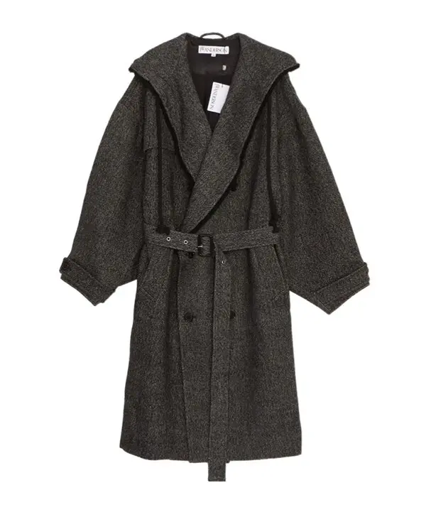 J.W.ANDERSON Hooded Long Trench Coat