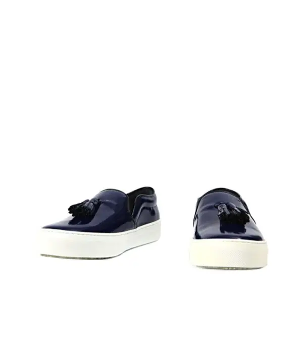 Celine Round Toe Slip-on Sneakers With Tassel Detail