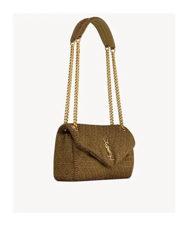 Saint Laurent Calypso Small Jacquard Bag
