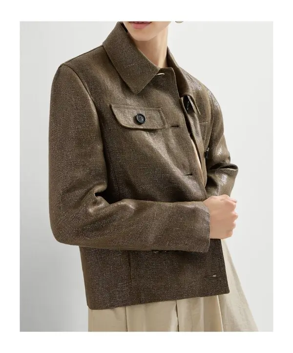 Brunello Cucinelli Sparkling Diagonal Blazer