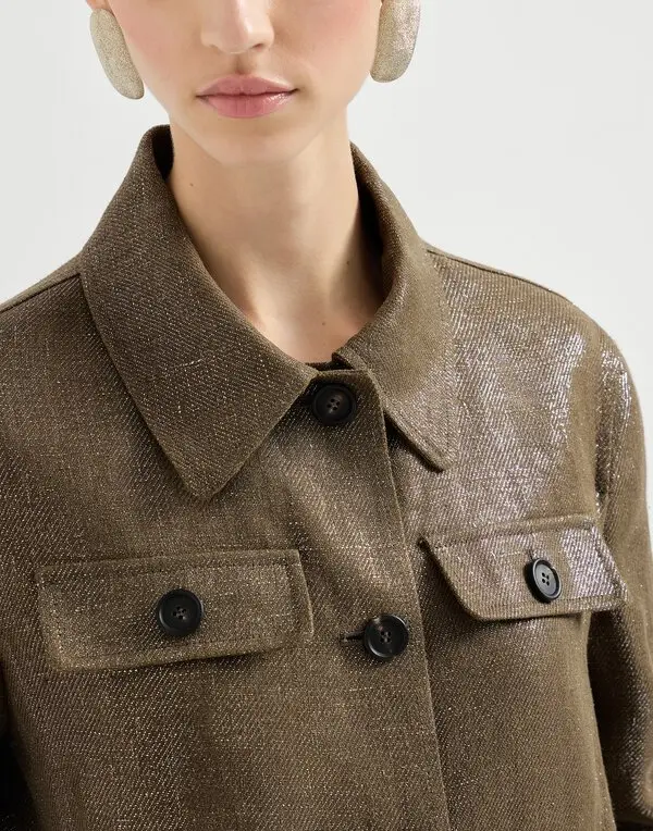 Brunello Cucinelli Sparkling Diagonal Blazer