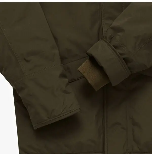 Nanamica Puffer Jacket With High Neck And Zipper Closure