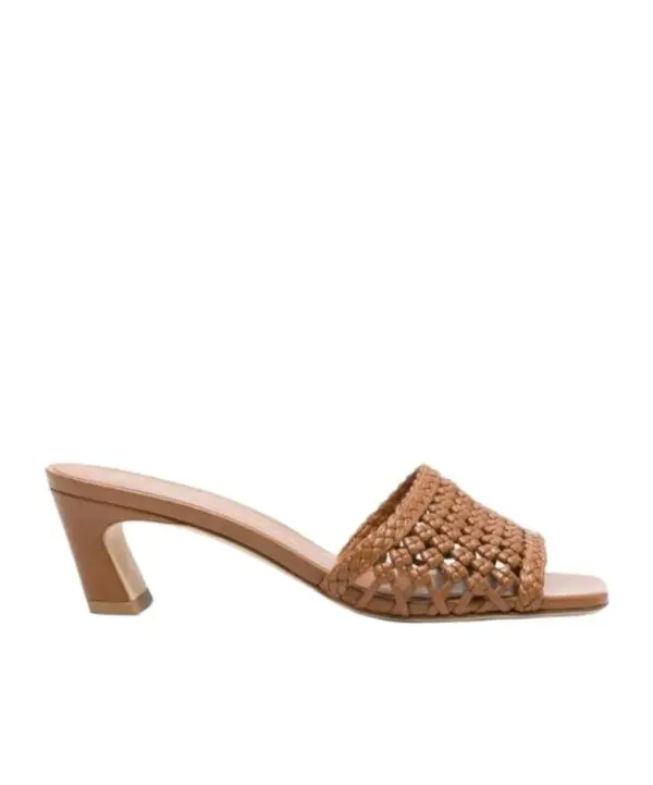 STUART WEITZMAN Woven Open-toe Heeled Sandals