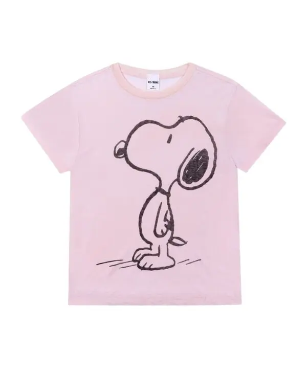 RE/DONE Printed Short-sleeve T-shirt - Pink