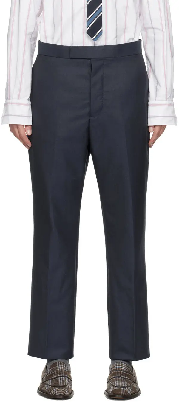 Thom Browne Fit 1 Backstrap Cropped Trousers