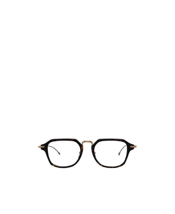 Thom Browne Rectangular Eyeglasses - Black