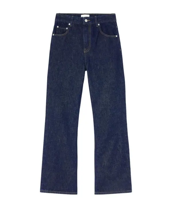 GANNI Mid-waisted Jeans - Blue