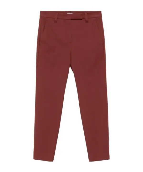 Brunello Cucinelli Twill Trousers - Red