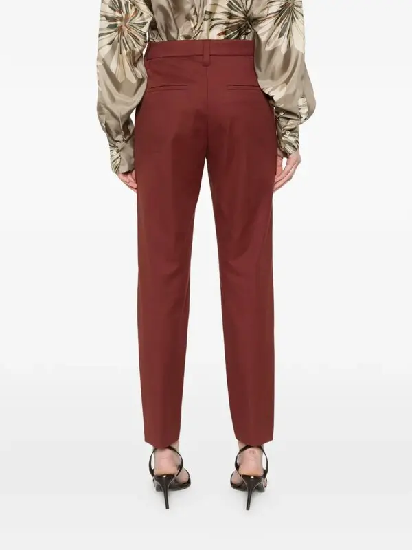 Brunello Cucinelli Twill Trousers - Red