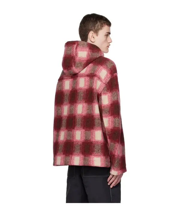 Isabel Marant Étoile Hooded Plaid Zip-up Jacket