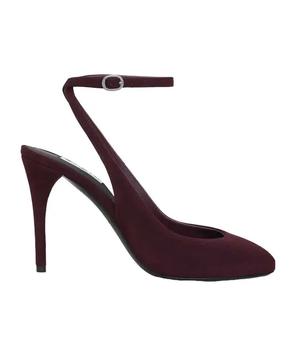 Alaïa Decollete Slingbacks In Suede Goatskin