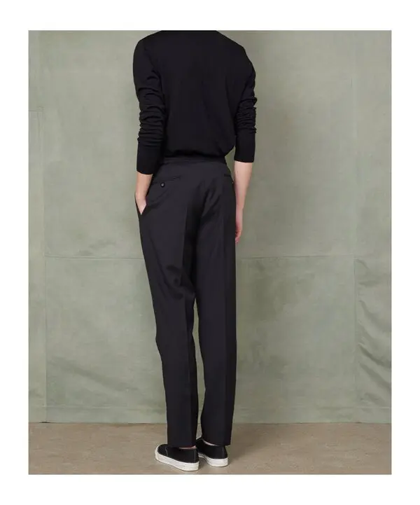Officine Générale Pleated Elastic Waist Trousers