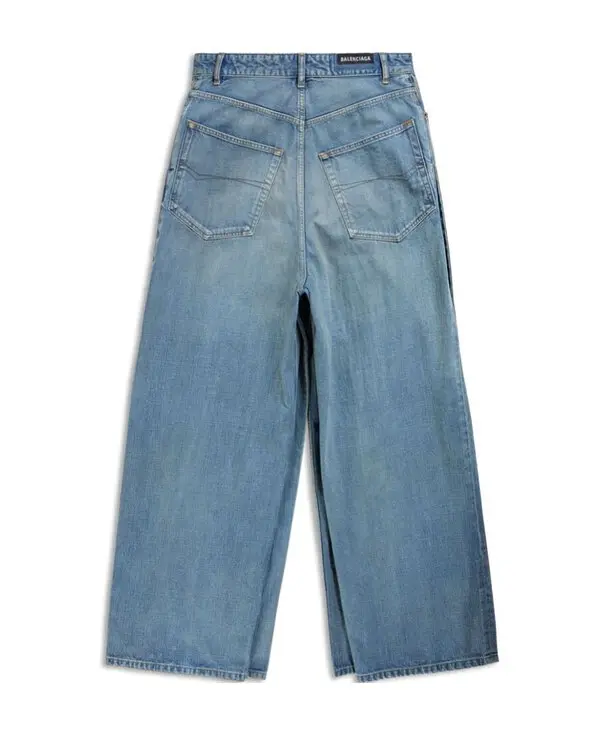 Balenciaga Mid-rise Straight Leg Baggy Jeans
