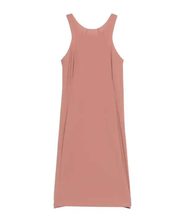Patrizia Pepe Sleeveless Midi Dress - Terracotta