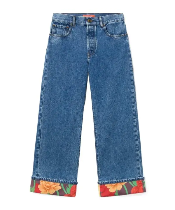 La DoubleJ Embroidered Floral Jeans