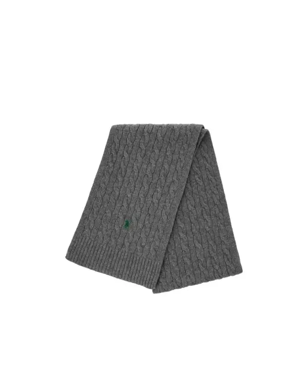 Polo Ralph Lauren Cable Knit Scarf - Black