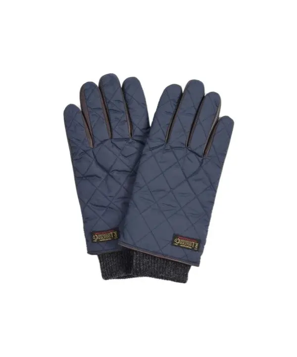 Polo Ralph Lauren Diamond-shaped Quilted Gloves - Blue