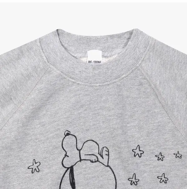 RE/DONE Printed Long Sleeve Sweatshirt