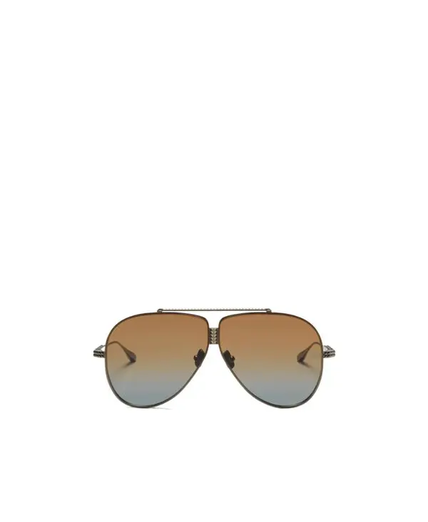 Valentino Garavani Aviator Sunglasses With Logo Details
