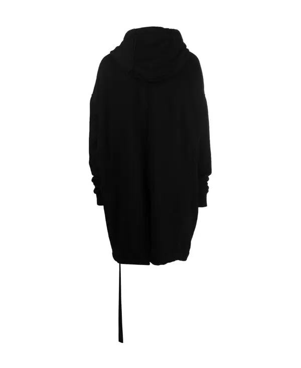 Rick Owens Full Zip Organic Cotton Hoodie