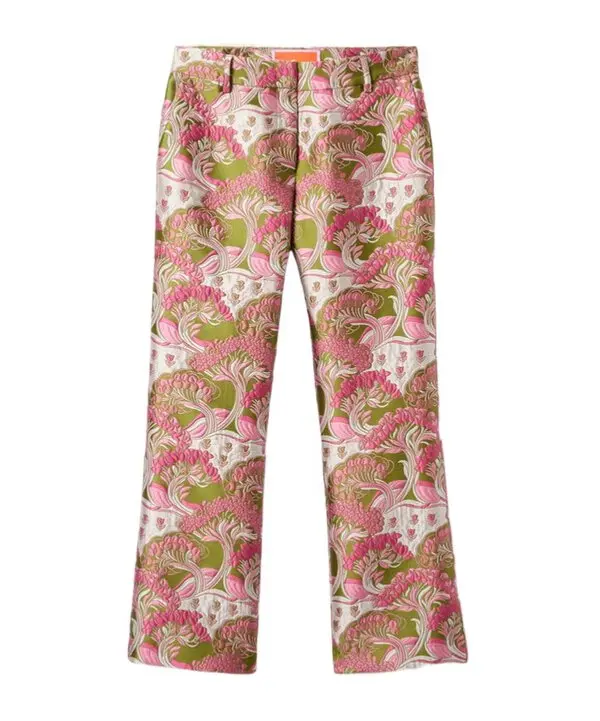 La DoubleJ Printed Ankle-length Trousers - Nude