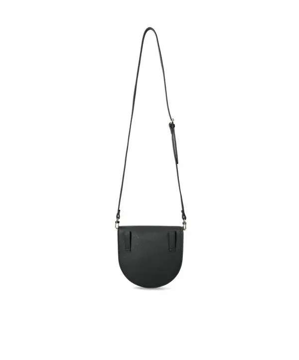 VIVIENNE WESTWOOD Saffiano Leather Saddle Crossbody Bag