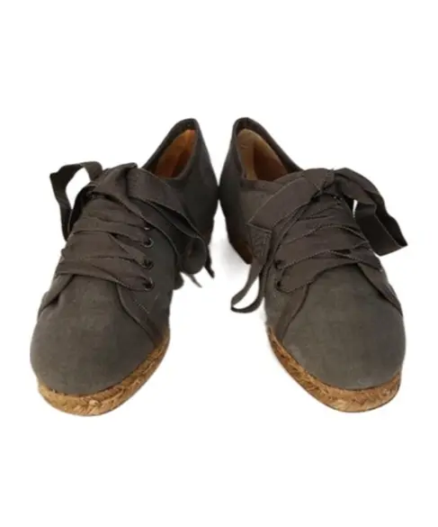 LANVIN Espadrille Sneakers With Tie Fastening - Brown