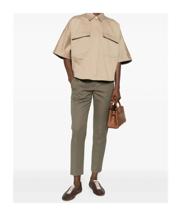Brunello Cucinelli Tailored Trousers With Button Detail