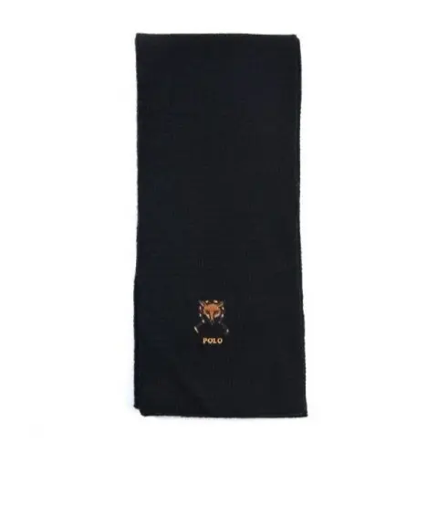 Polo Ralph Lauren Knitted Scarf - Black