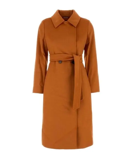 Max Mara Double-breasted Belted Coat