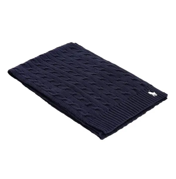 Polo Ralph Lauren Pony Pattern Knitted Scarf