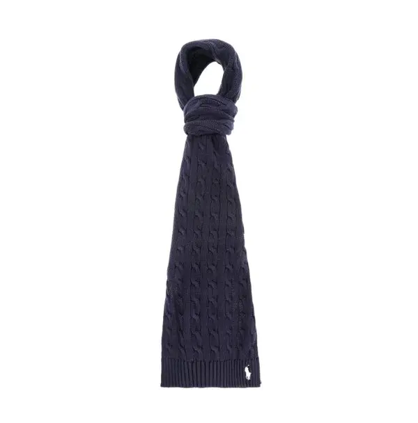 Polo Ralph Lauren Pony Pattern Knitted Scarf