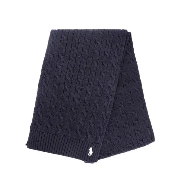 Polo Ralph Lauren Pony Pattern Knitted Scarf