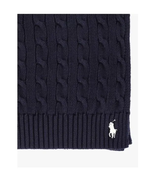 Polo Ralph Lauren Pony Pattern Knitted Scarf