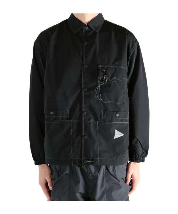 AND WANDER Contrast-stitch Pocket-detail Jacket