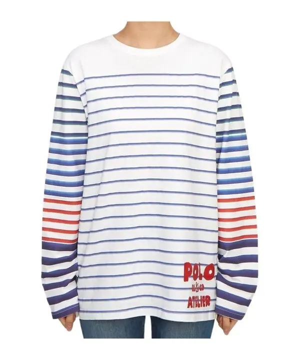 Polo Ralph Lauren Long Sleeve Striped Crewneck T-shirt