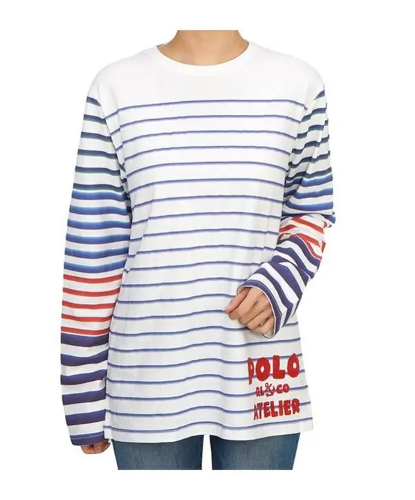 Polo Ralph Lauren Long Sleeve Striped Crewneck T-shirt