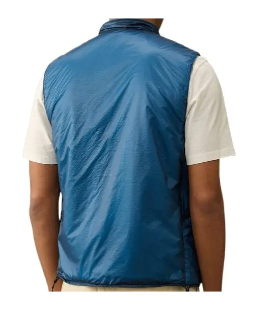 C.P. COMPANY Zip Up Vest - Blue