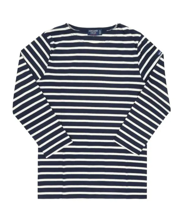 Saint James Striped Long Sleeve Crewneck T-shirt